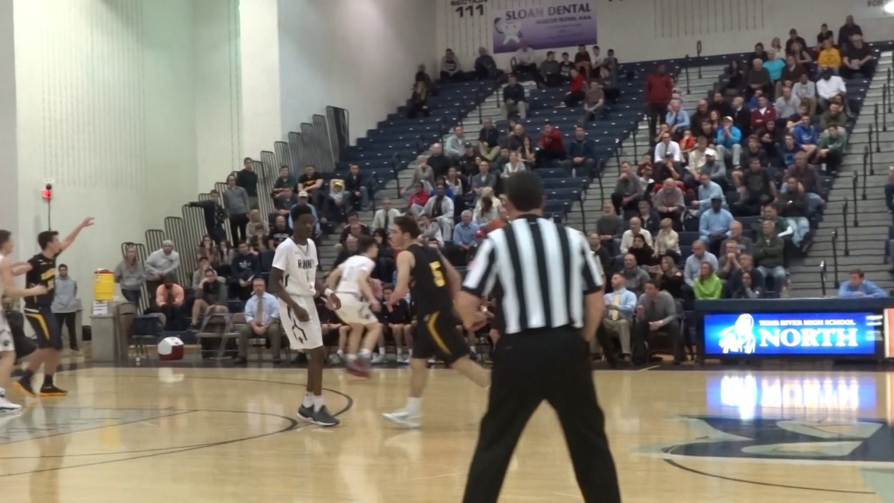 Ryan LaRocca three gives Marlboro 43-41 lead - YouTube