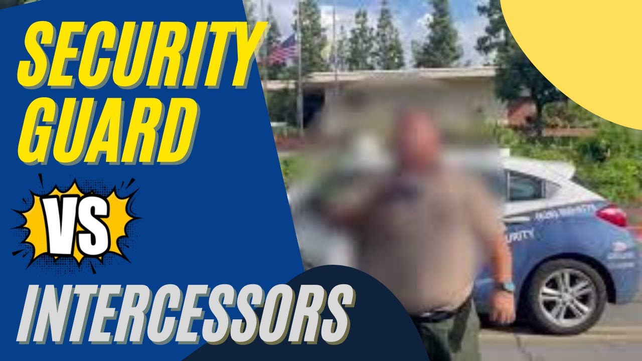 Caught on camera! Security guard intimidate intercessors praying over ...