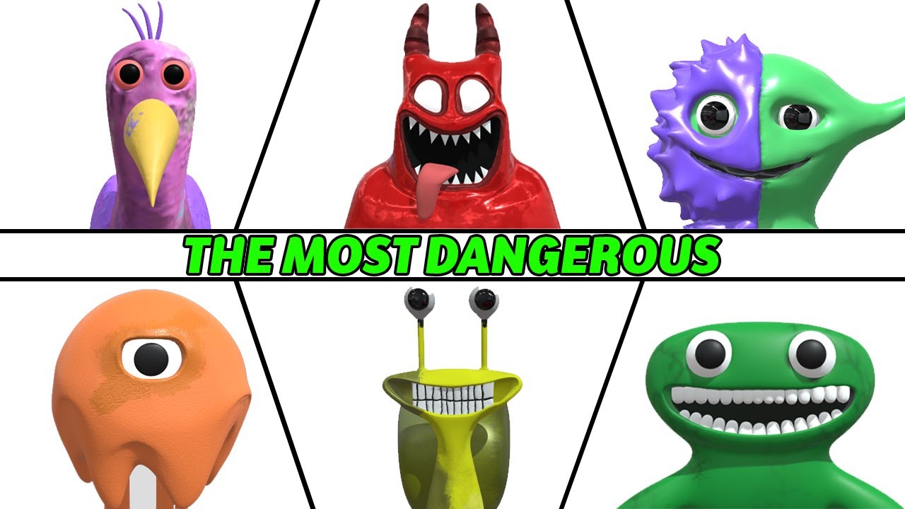 THE MOST Dangerous characters in Garten of BanBan - YouTube