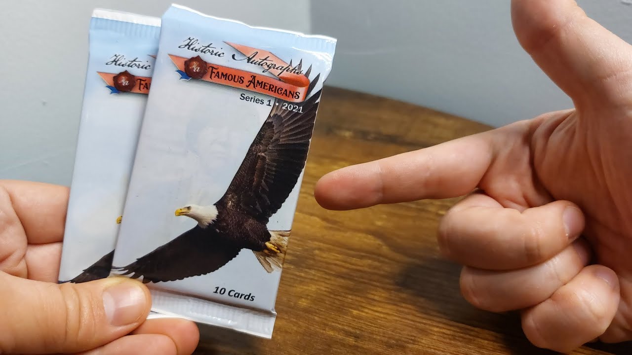 Historic Autographs: Famous Americans trading card pack opening (again ...