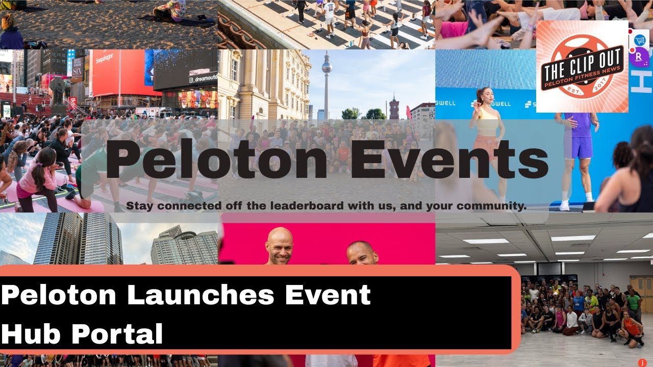 Peloton Launches Event Hub Portal - YouTube