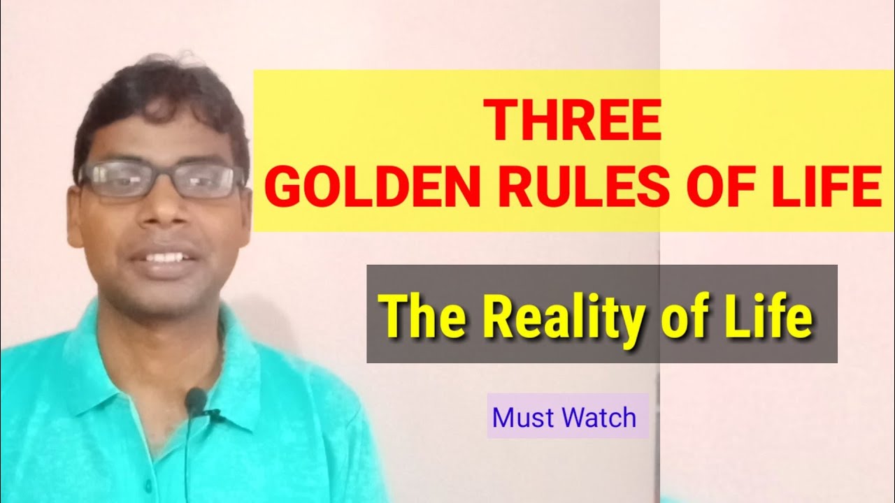 Three Golden rules of life | Reality of Life | English Motivation | MS ...