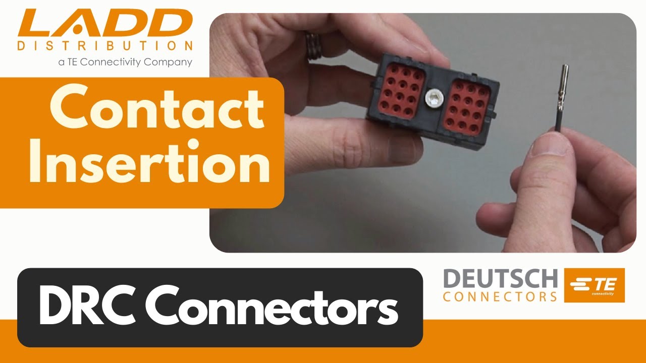Deutsch DRC Series Connectors - Contact Insertion - YouTube