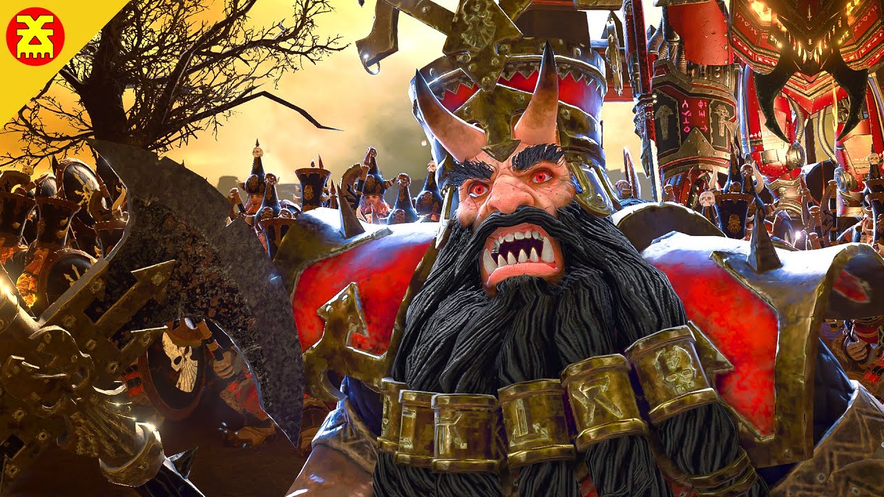 The War for the Dark Lands - CHAOS DWARFS vs OGRE KINGDOMS - YouTube