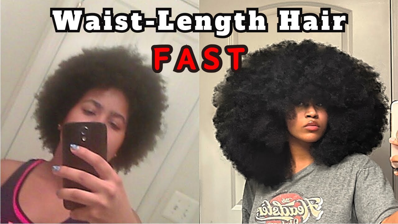 Tips to get LONG natural hair FAST - YouTube