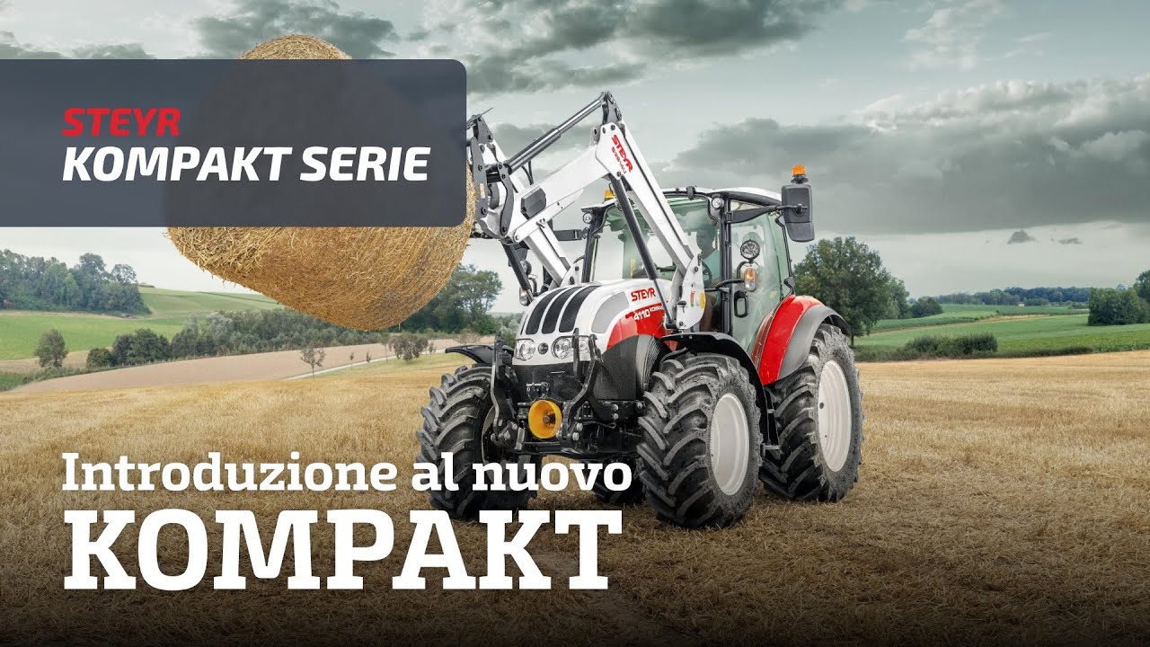 INTRODUZIONE AL NUOVO STEYR 4120 KOMPAKT CON S3814T - YouTube