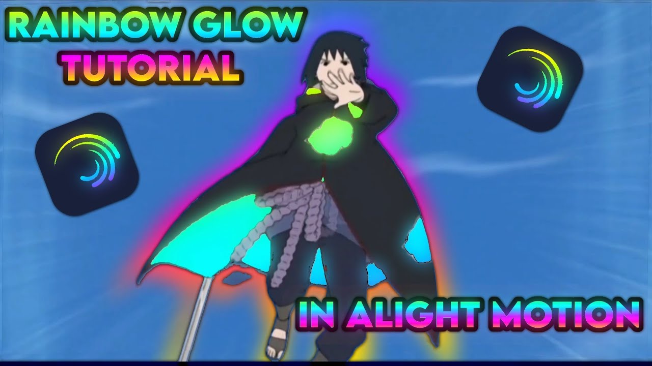 RAINBOW GLOW EFFECT TUTORIAL IN ALIGHT MOTION 💎 🌀 - YouTube