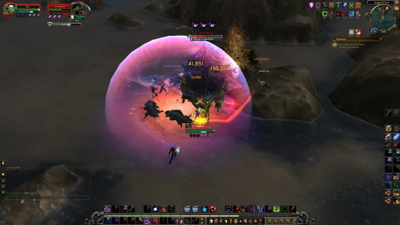 WoW Broken Shore rare - Dreadeye - YouTube