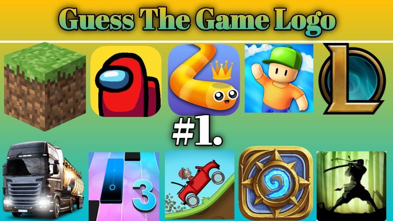 GUESS THE GAME LOGOS | #1. | GUESS THE PUZZLE | RIDDLE | PUZZLE ...