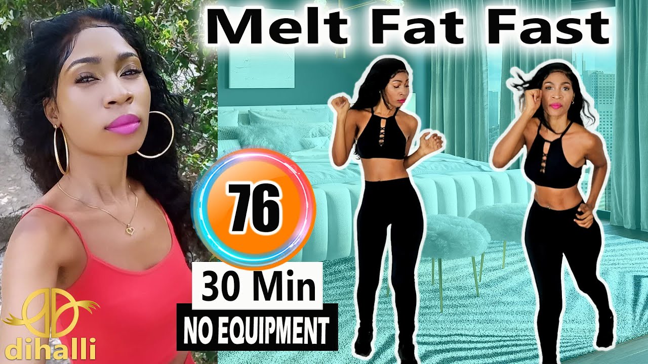 Melt Stubborn Fat Fast and Easy - No Equipment Needed - 30 Minutes Hiit ...