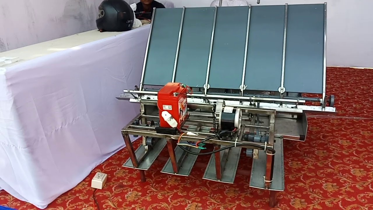 5 rows battery operated paddy transplanter ready for sale. - YouTube