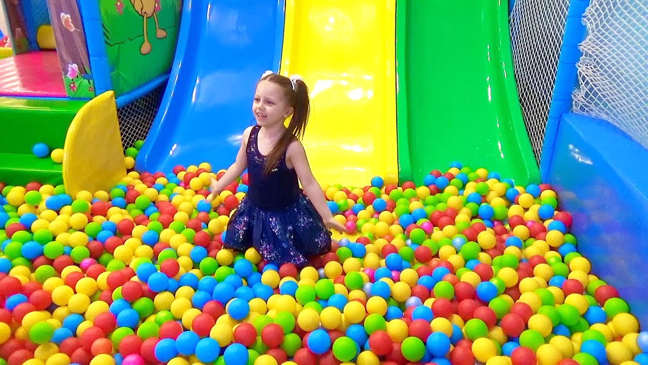 Playground for kids in Play Center | Family Fun - YouTube