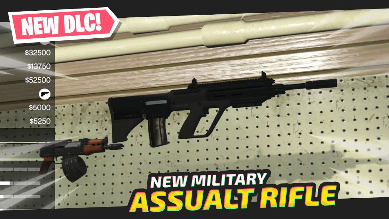 GTA Online New Weapon ‘Military Rifle’ Customisation & Gameplay - (The ...