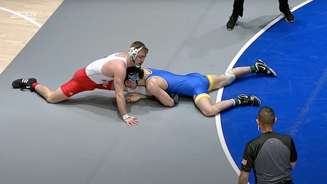 184lbs Reece Heller (Pitt) vs Dylan Fishback (NC State) - YouTube