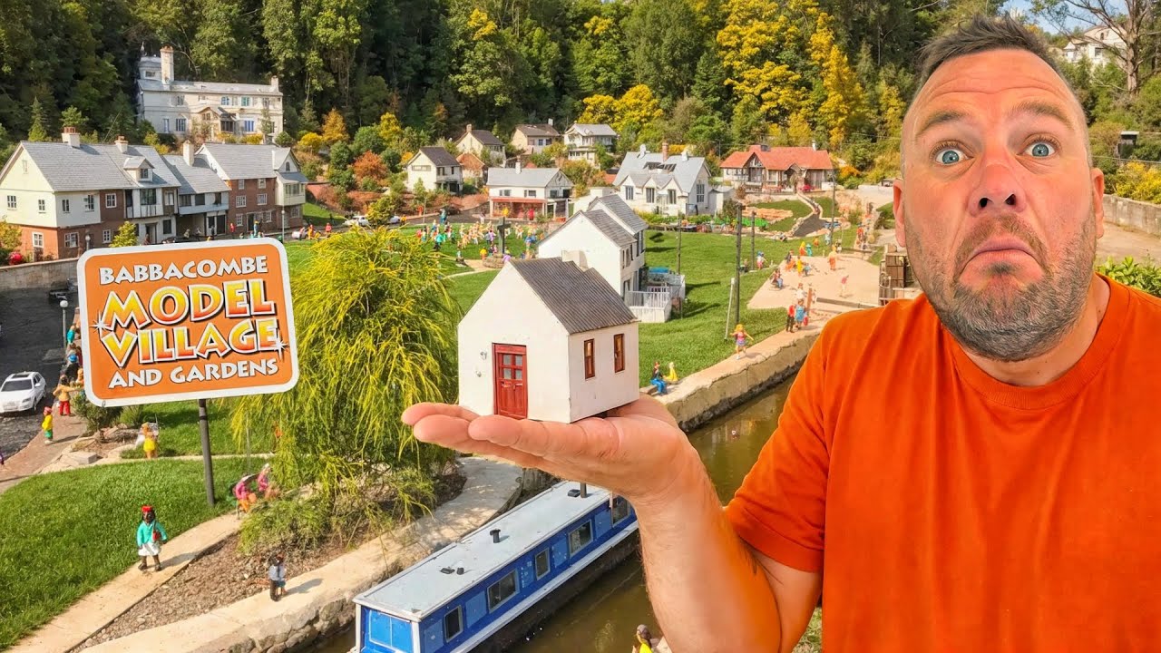 Exploring the Model Village! 🏡 Everything’s Tiny (Except Us 😂) - YouTube