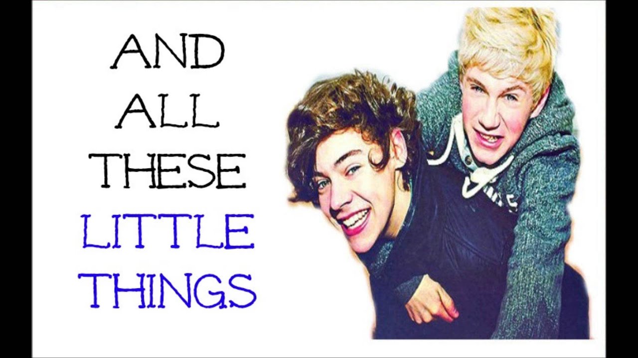 One Direction - Little Things (Lyric) - YouTube