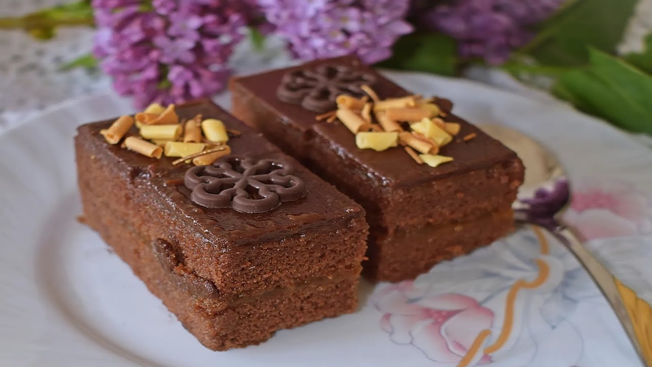 Recept za Sacher kocke / Recipe for Sacher cubes - YouTube