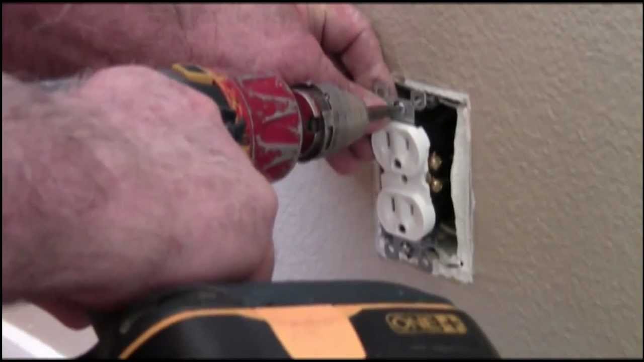 How to install and electrical outlet # 47 - YouTube