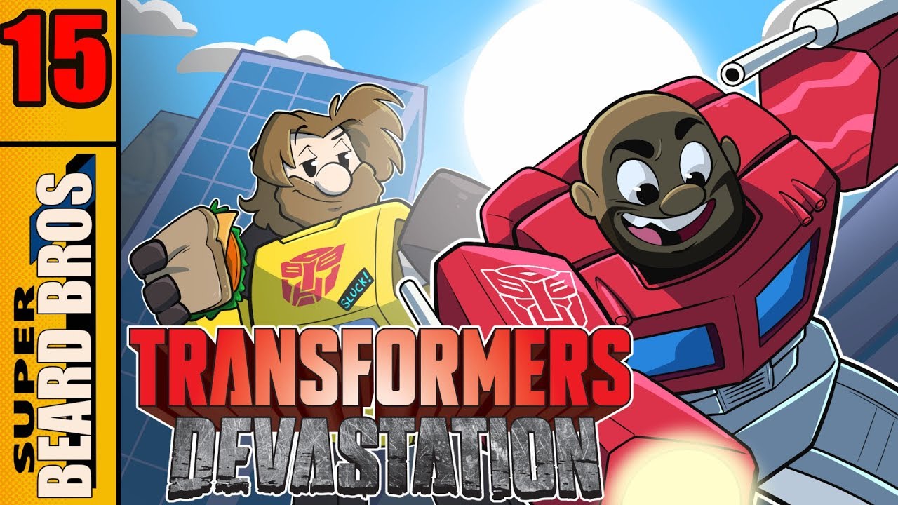 VS Megatron | Transformers Devastation Ep. 15 | Super Beard Bros. - YouTube