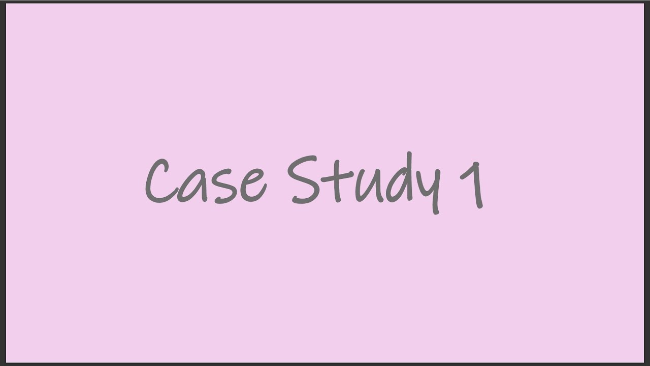 NTS 415 Case Study 1 - YouTube