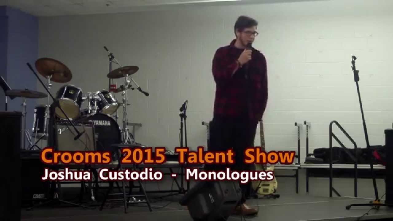 Crooms Talent Show 2015 - Joshua Custodio - YouTube