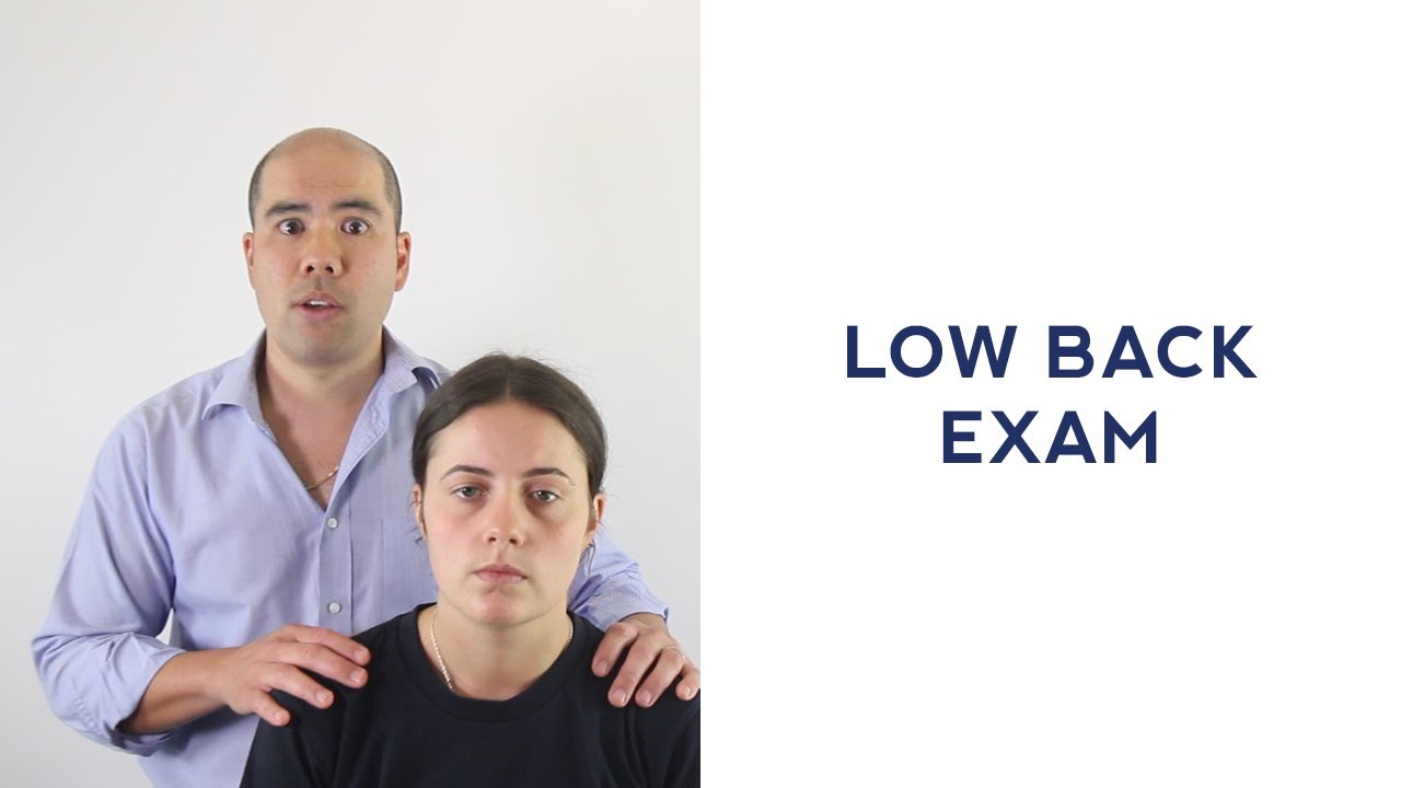 Low Back Exam - YouTube