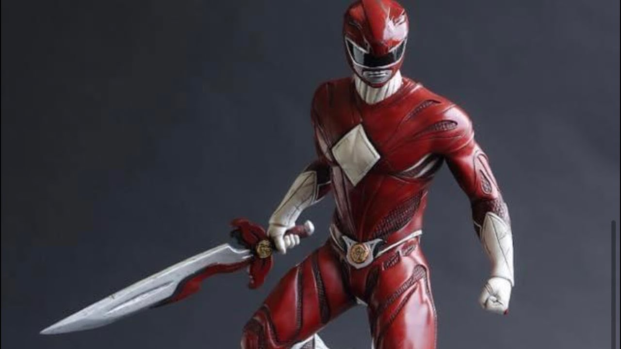 Custom Red Power Ranger Unboxing - YouTube