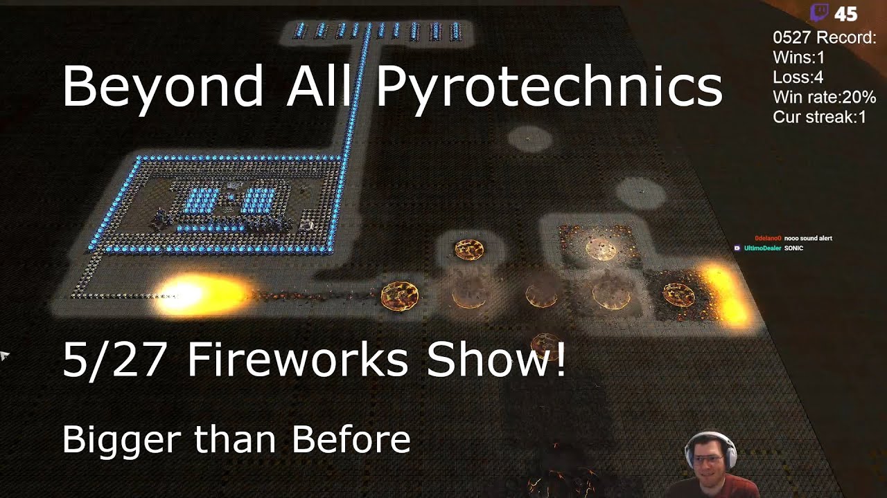 Beyond All Pyrotechnics - 5-27 Firework show! - Beyond All Reason ...