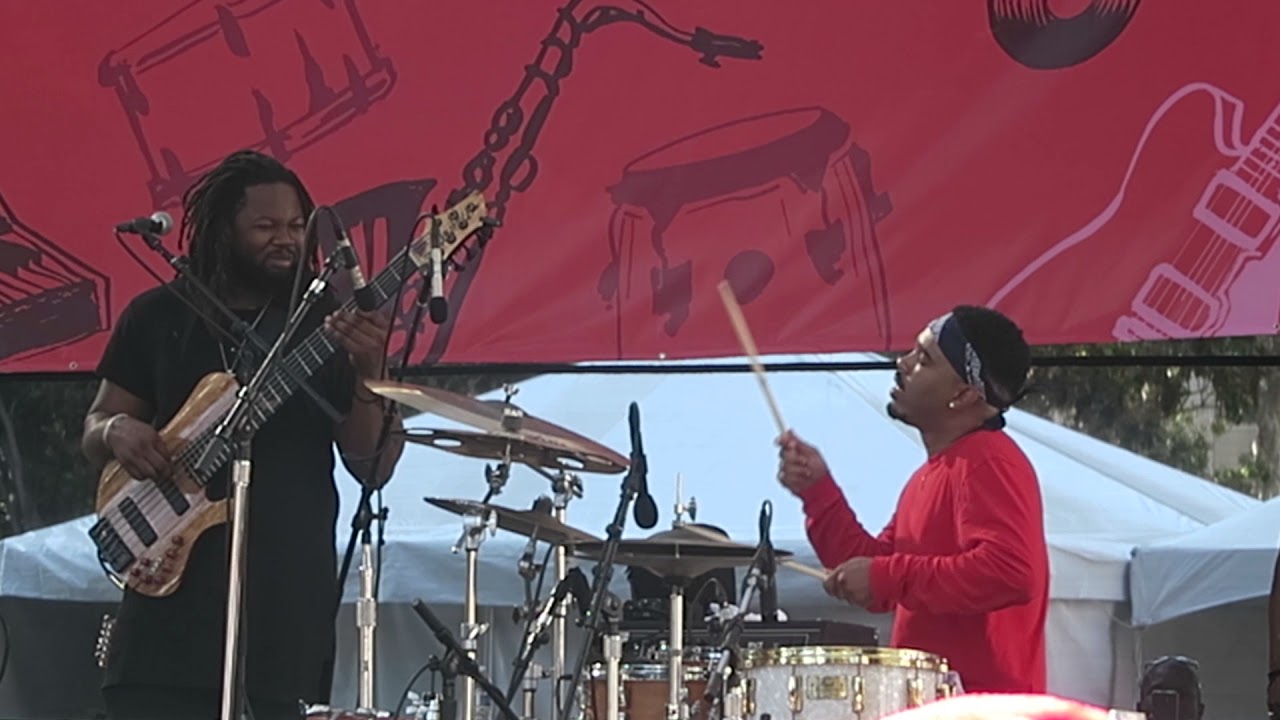 Robert Glasper Experiment w drummer Justin Tyson @ San Jose Jazz Fest ...