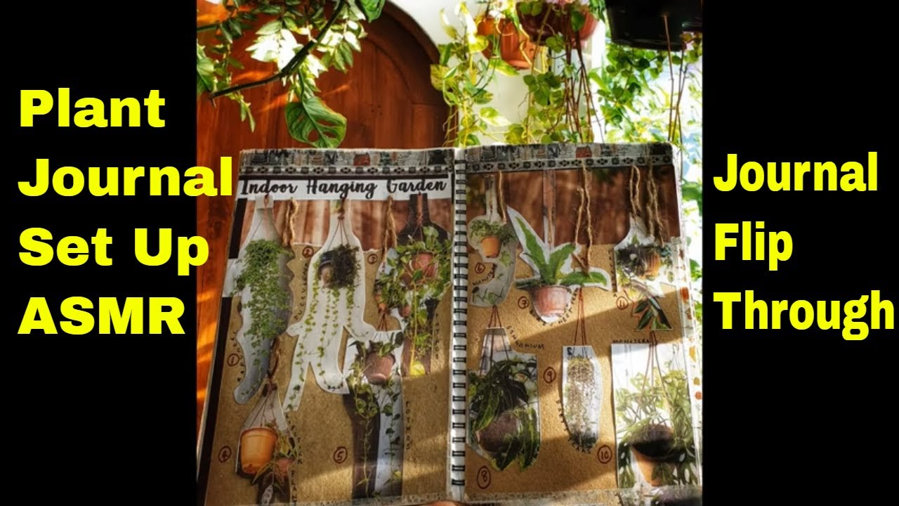 Journal Flip Through/ How to make a Plant Journal/ Botanical Journal ...