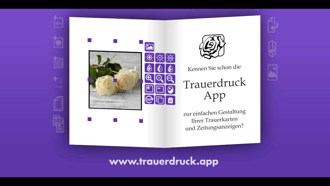 Trauerdruck App: Intro - YouTube