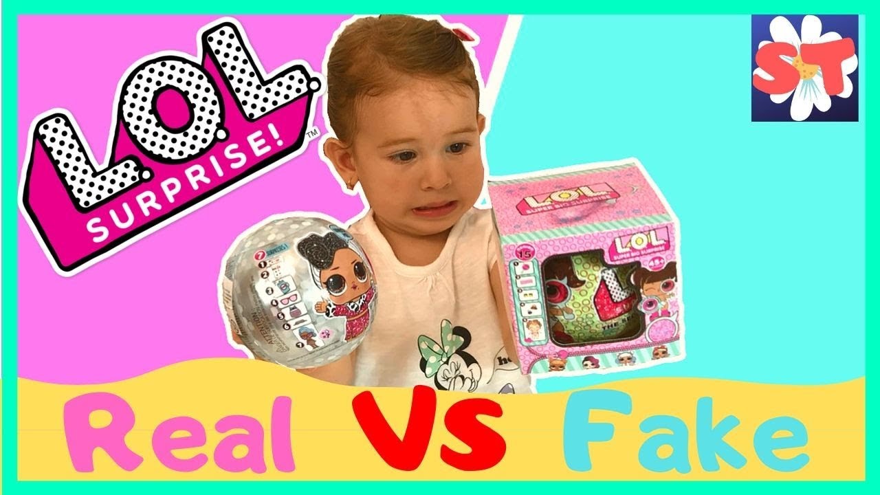 LOL Real vs. Fake | Unboxing LOL - YouTube