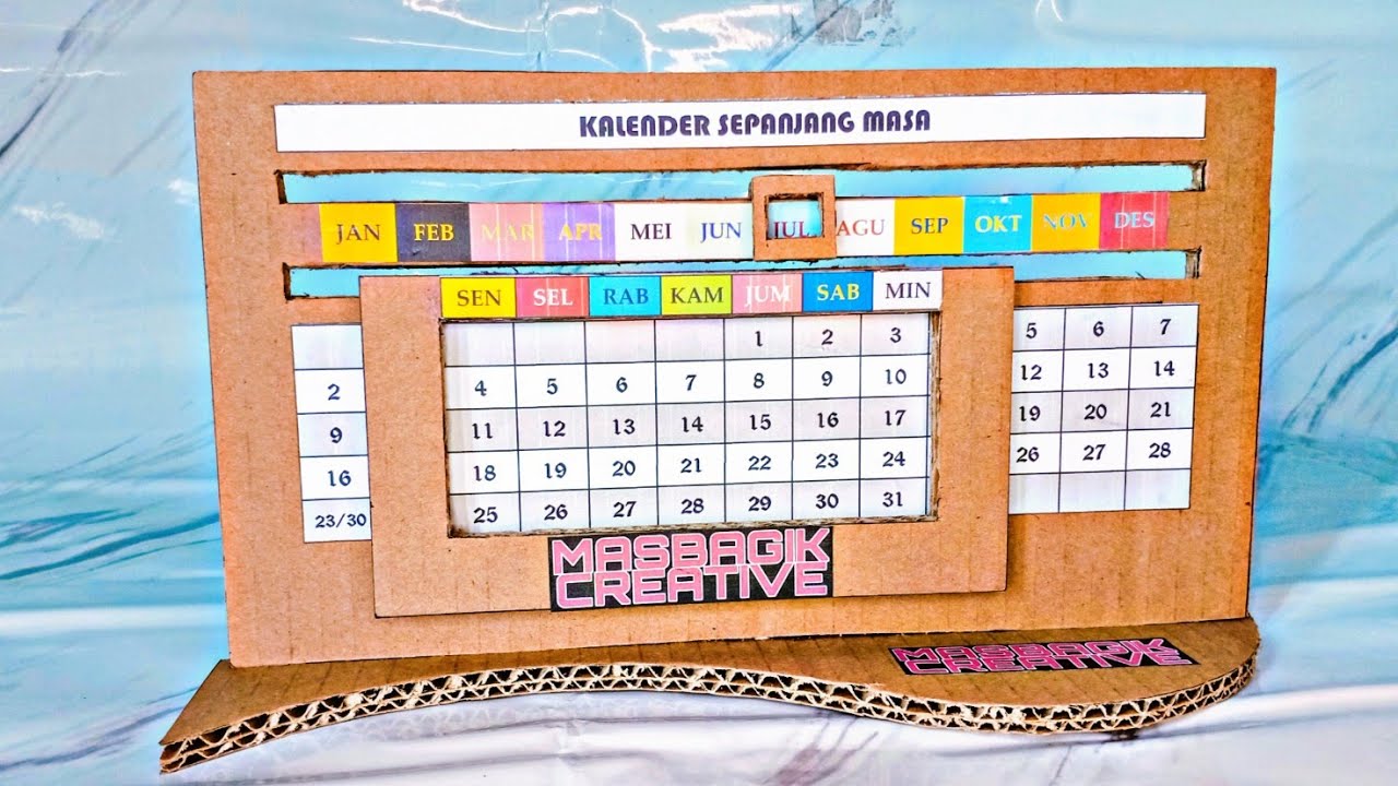 DIY Kalender Abadi Sepanjang Masa - YouTube