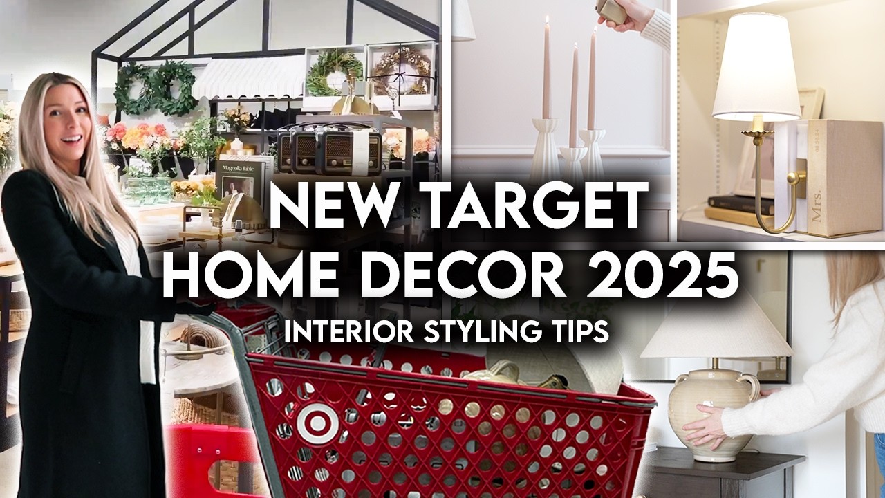 TARGET HOME DECOR SHOP WITH ME + HAUL 2025 | DECOR STYLING TIPS - YouTube