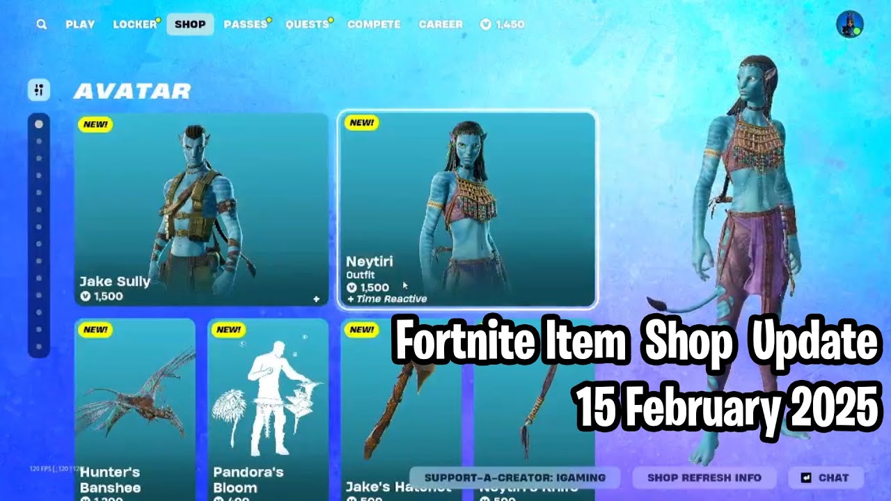 🚨Fortnite Item Shop Update: February 15, 2025 (14 February 2025 in USA ...