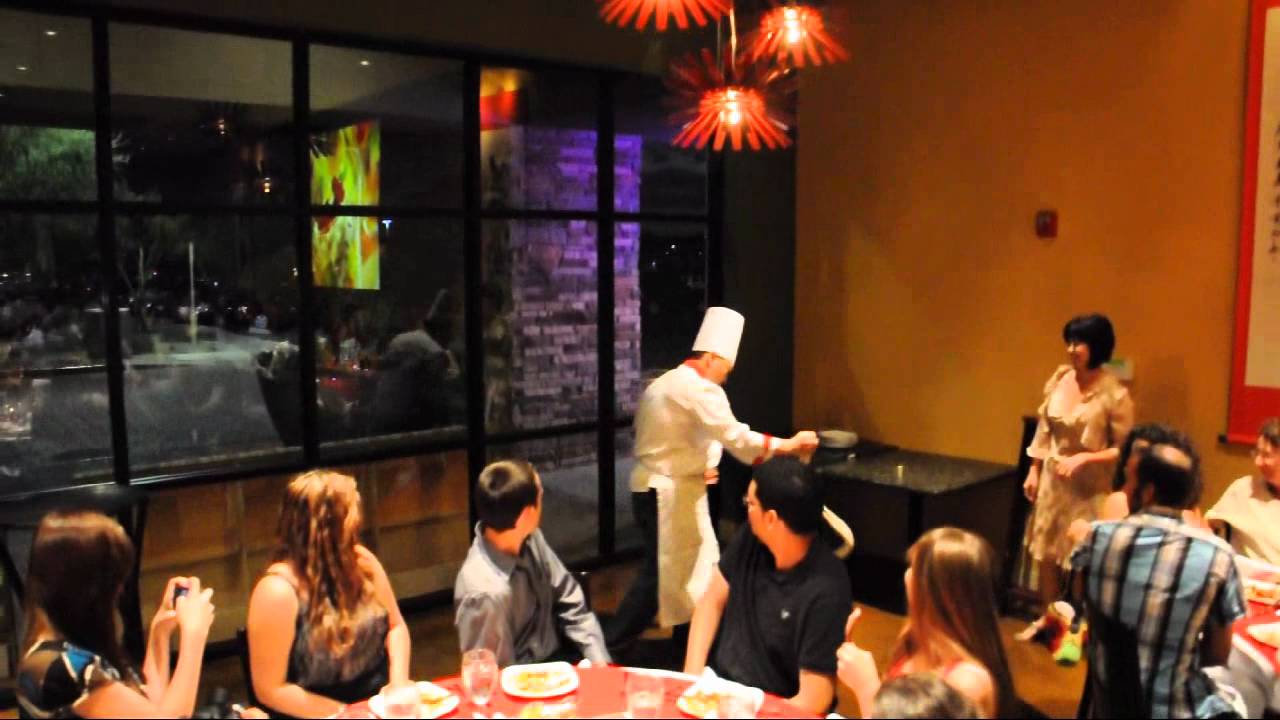 Chef TONY WU, Award Winning Noodle Demonstration at the Harvest Moon ...