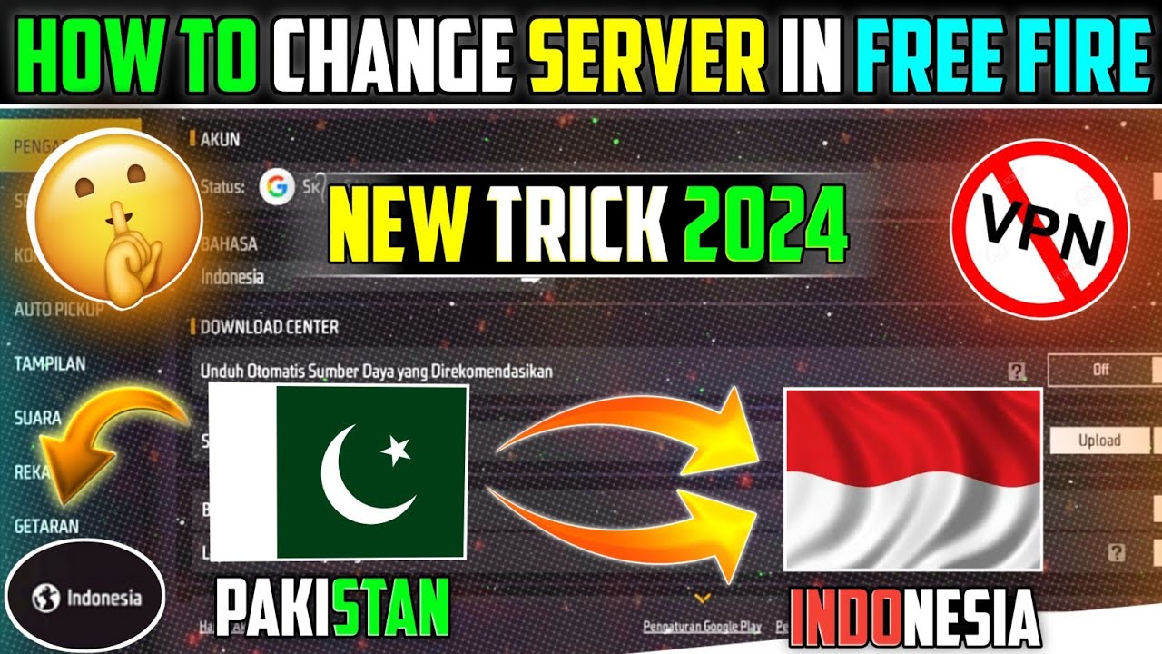 How To Make Indonesia Server Id In Free Fire || Indonesia Server Free ...