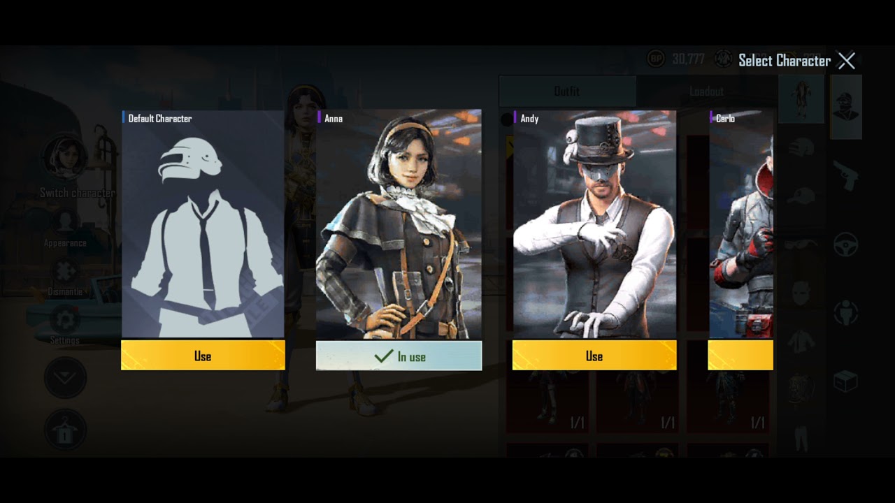Finally unlock all character in bgmi 😘 - YouTube