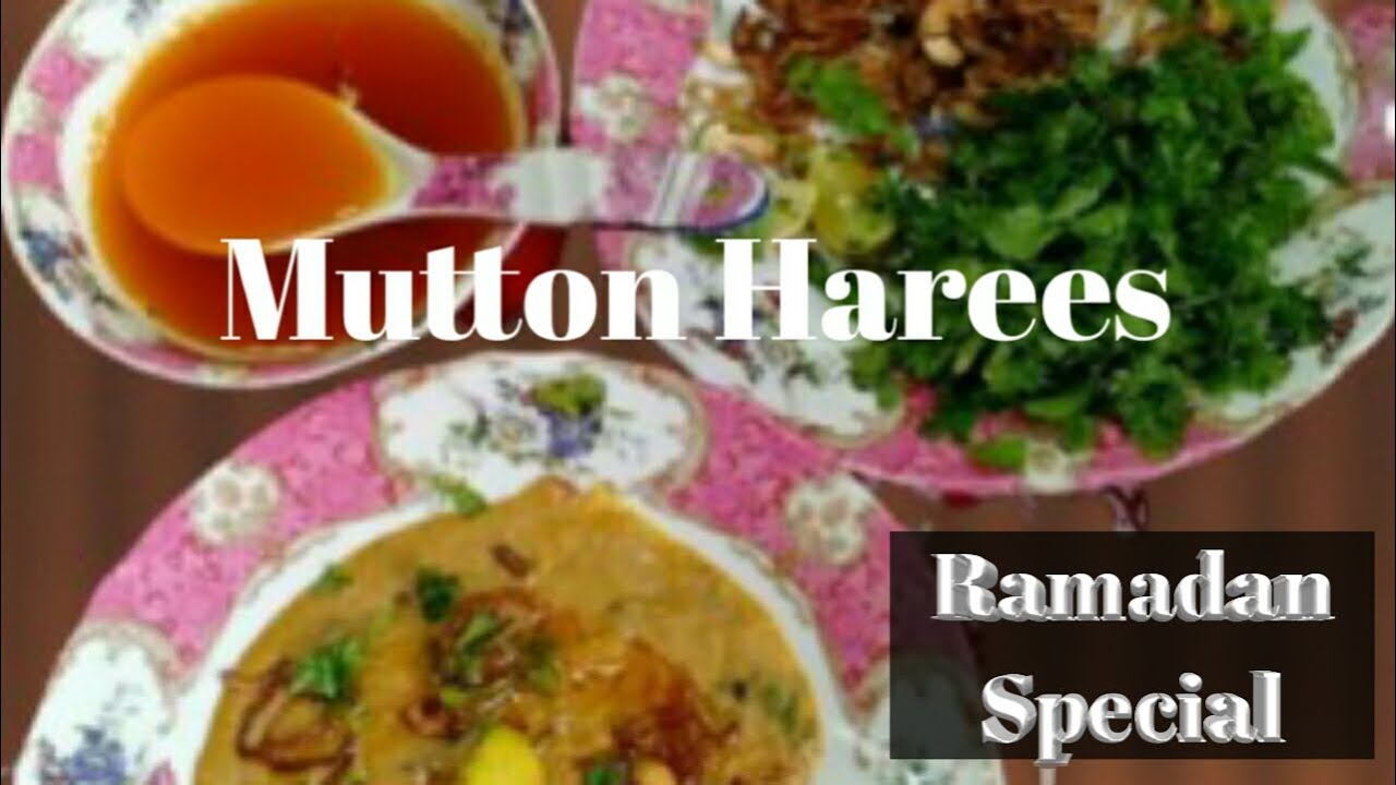 Mutton Harees Recipe || Hyderabadi Style Mutton Harees || Simple And ...