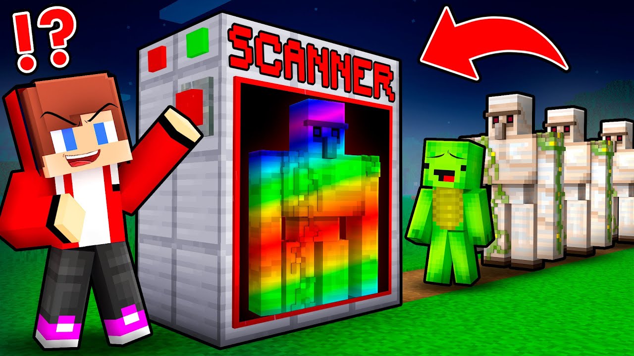 Mikey and JJ Made a UPGRADER for RAINBOW Mobs in Minecraft ! - Maizen ...