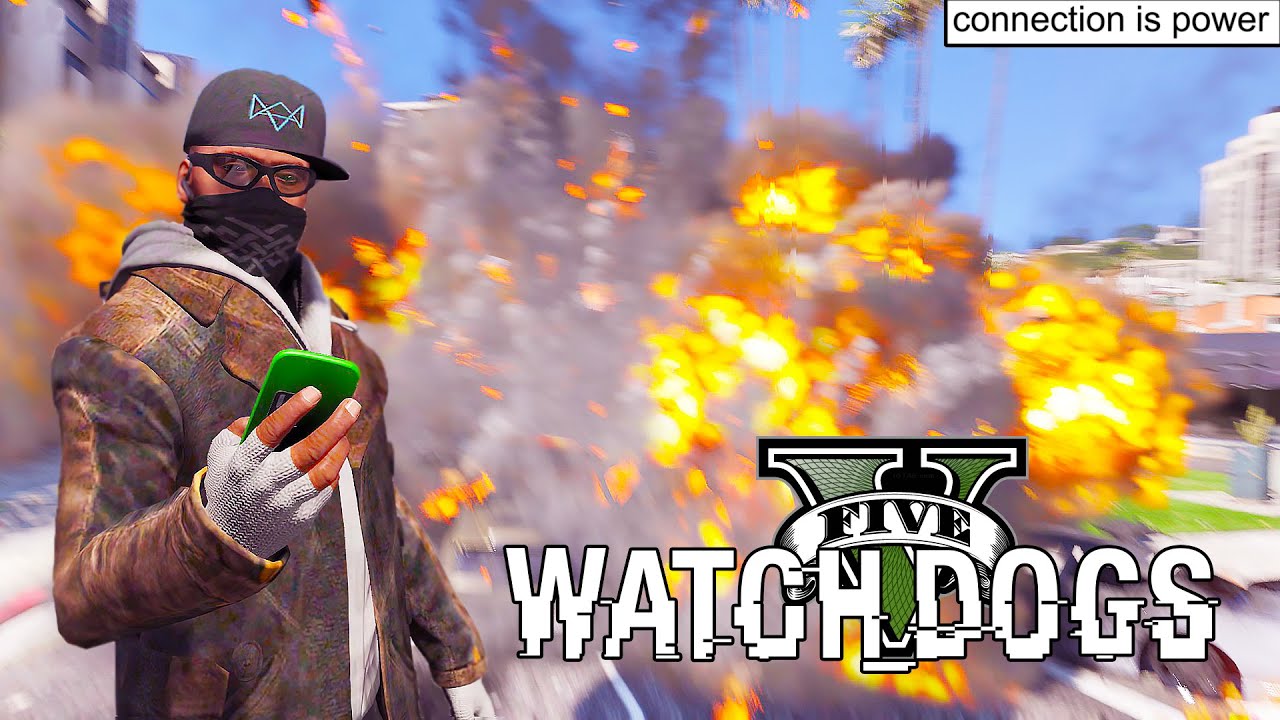 GTA 5 PC - Watch Dogs V Hacking Power ! Ctos V ! (Watch Dogs Mod ...
