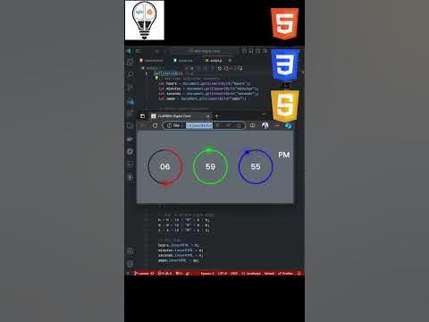 WED: Digital Clock #web #html #css #javascript #web_digital_clock #web ...