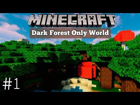 I Find Woodland Mansion In Minecraft | Dark Forest Only World | #1 @lukhkhabrothers - YouTube
