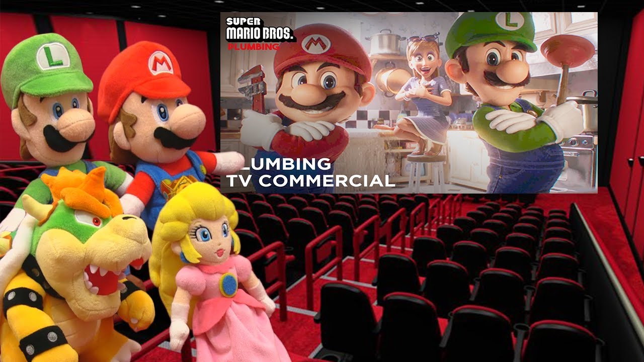 Mario Reacts To Super Mario Bros. Plumbing Commercial - YouTube