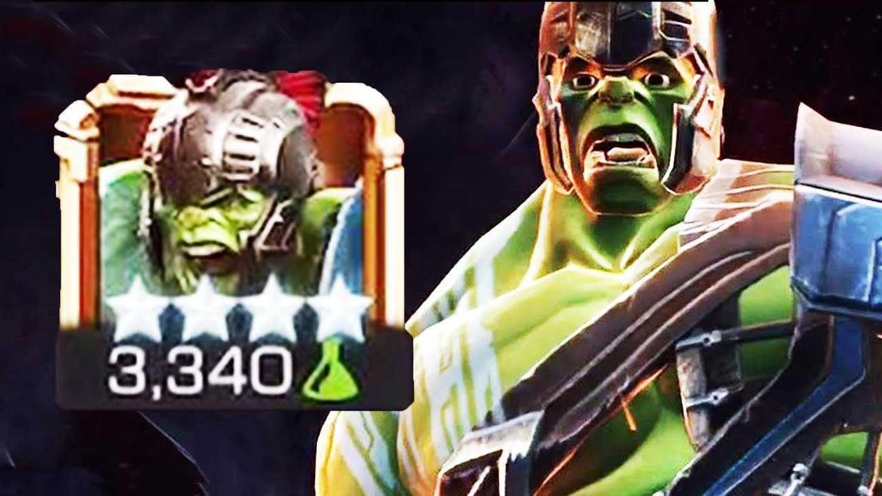 MARVEL: Contest of Champions - Thor Ragnarok's HULK Battle! - YouTube