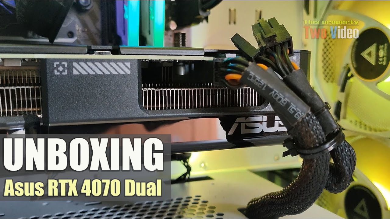 Asus RTX 4070 Dual Unboxing - YouTube