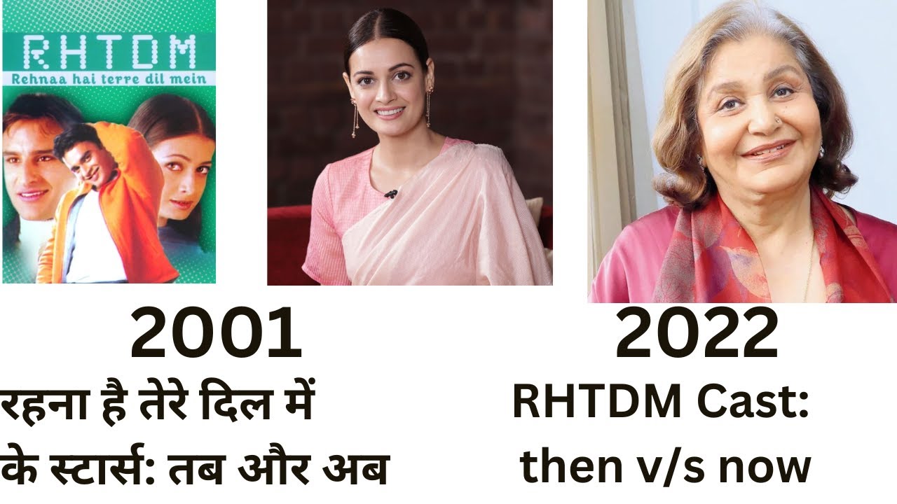 RHTDM (2001 - 2022) Cast Now & Then Rehna Hai Tere Dil Mein Cast Comparison Then v/s Now - YouTube