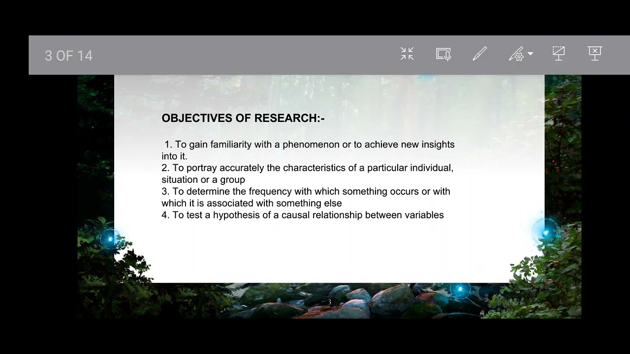Research methodology, it's objective, significance and types. part 1 ...