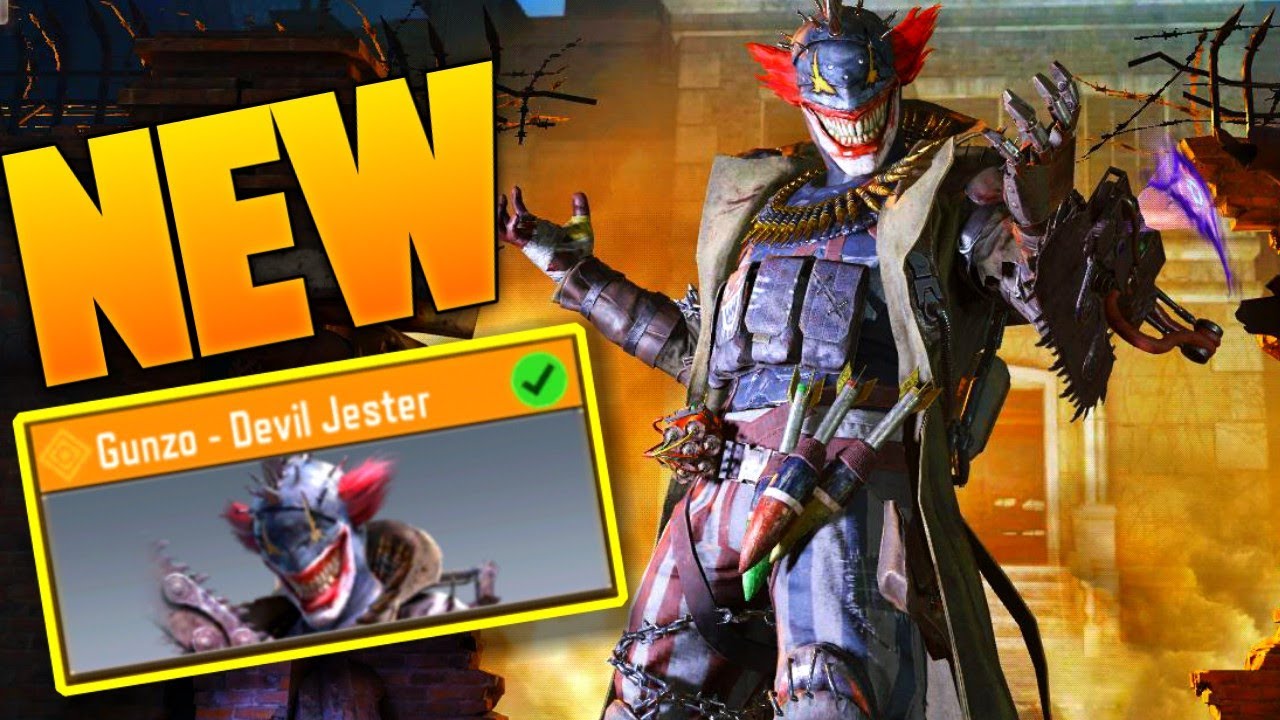 "NEW" GUNZO-DEVIL JESTER | CALL OF DUTY MOBILE | SOLO VS SQUAD | GMAE ...