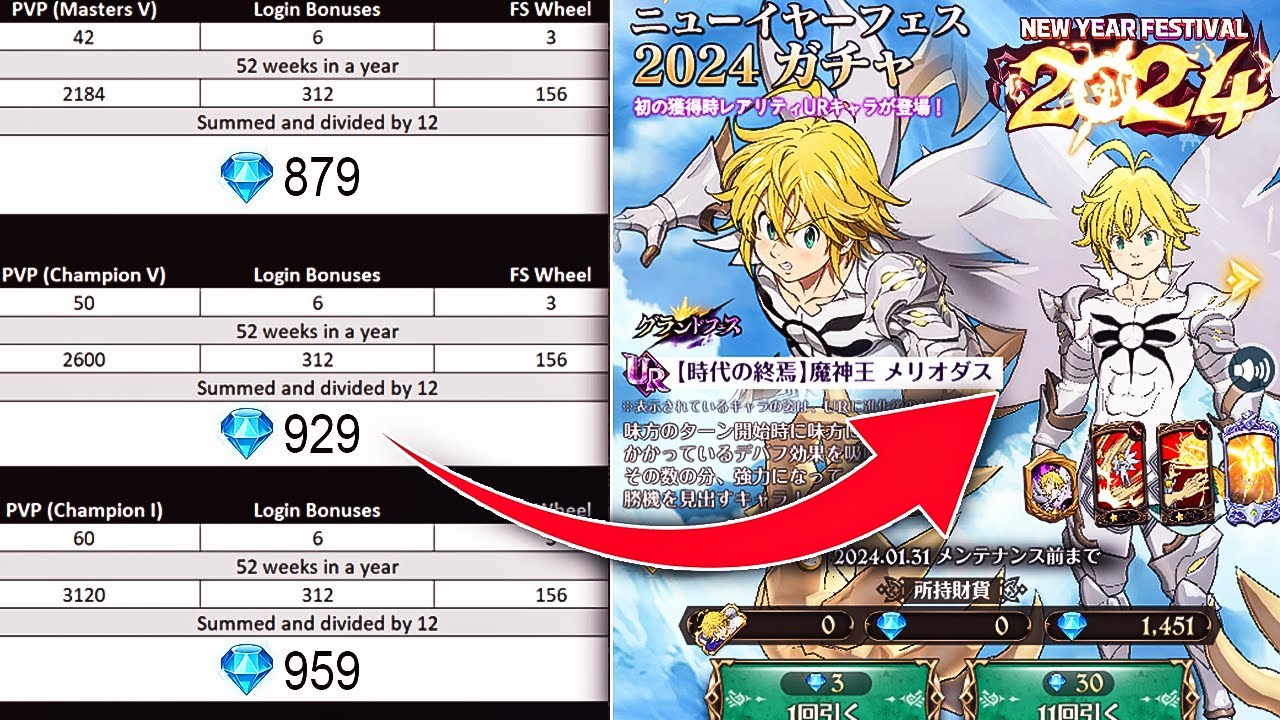 How *YOU* Can Get 900 Gems For DEMON KING MELIODAS?! (Monthly Diamond ...